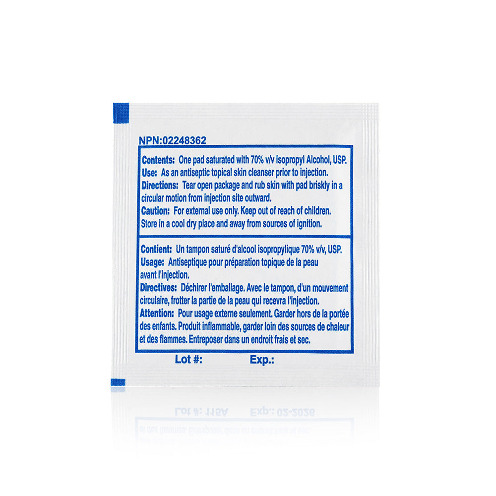 LORIS™ Medium Alcohol Swabs (Case of 4000 Wipes) | Martket Health