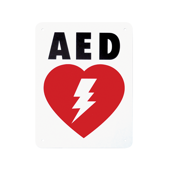 AED Wall Signs (Flat, Triangular or L-Shaped) | Martket Health